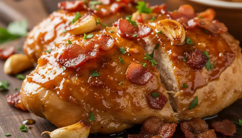 Ultimate Maple Garlic Bacon Chicken Recipe - Revealed Recipe