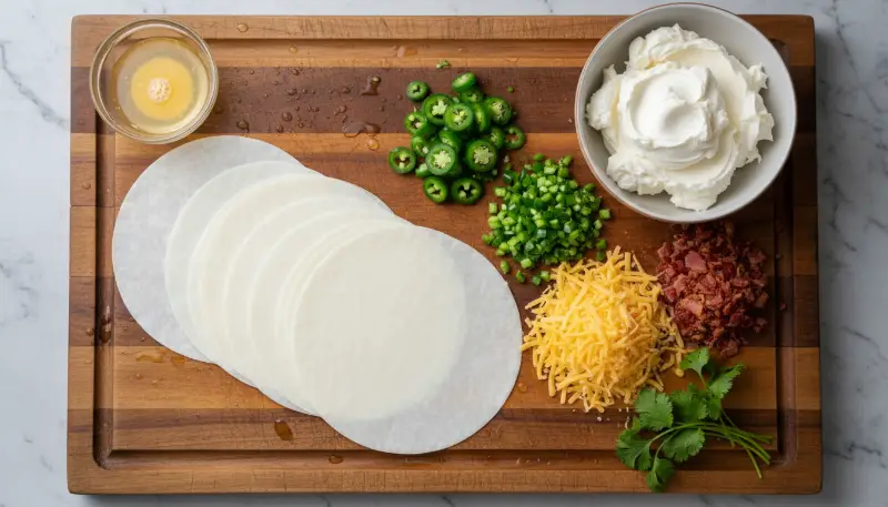 Crispy Mini Jalapeno Popper Egg Rolls Recipe: The Ultimate Beef-Bacon ...