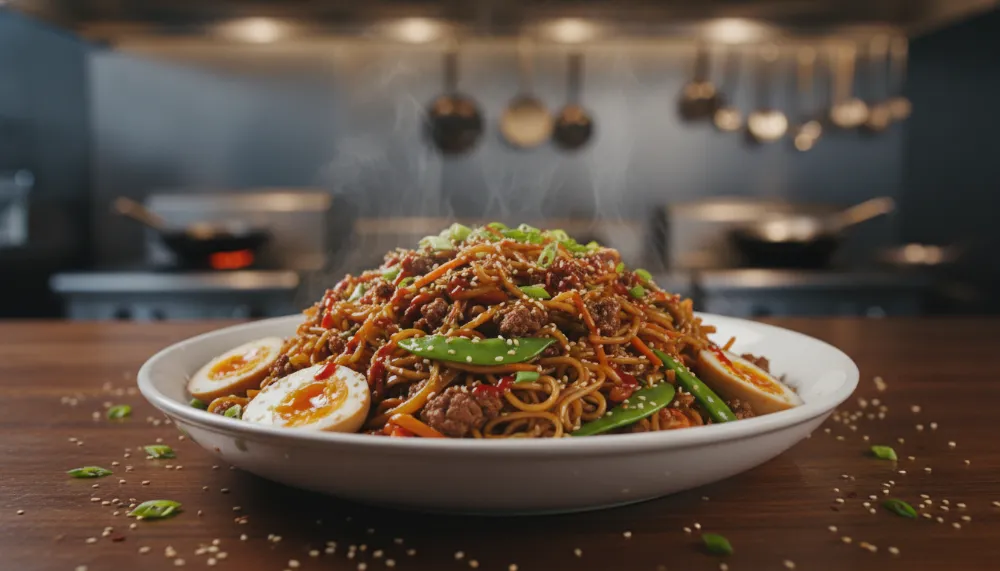 Ground Beef Ramen Noodle Stir Fry – 20 Minutes